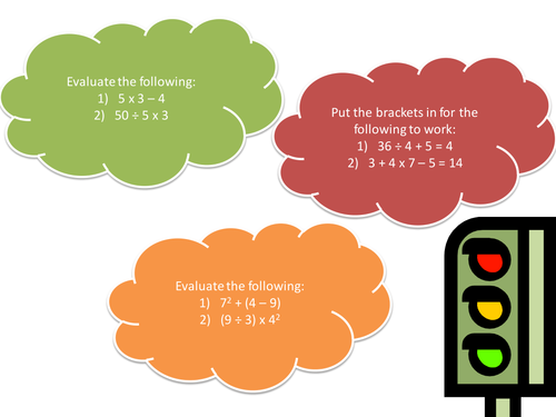 BIDMAS lesson activity by paulcollins - Teaching Resources - TES