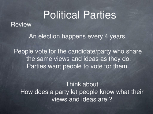 What is a Political Party Manifesto | Teaching Resources