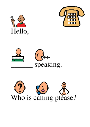How to answer the telephone | Teaching Resources