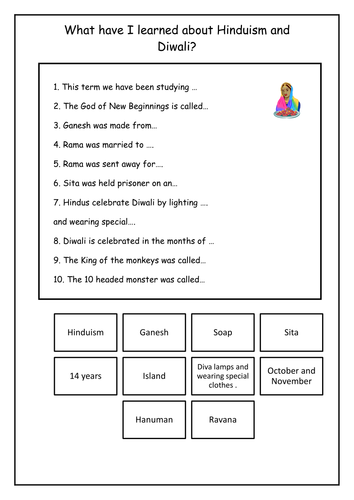 Diwali planning and Resources Hinduism by - UK Teaching Resources - TES