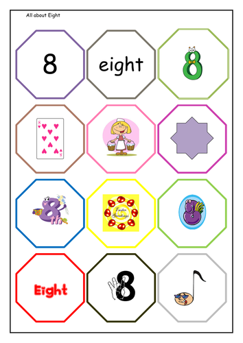 Number bonds to eight by - UK Teaching Resources - TES