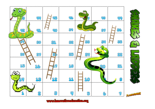 Snakes and Ladders Board Game | Teaching Resources