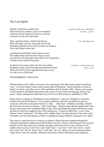 Moments of Vision and Miscellaneous Verses 1917 | Teaching Resources