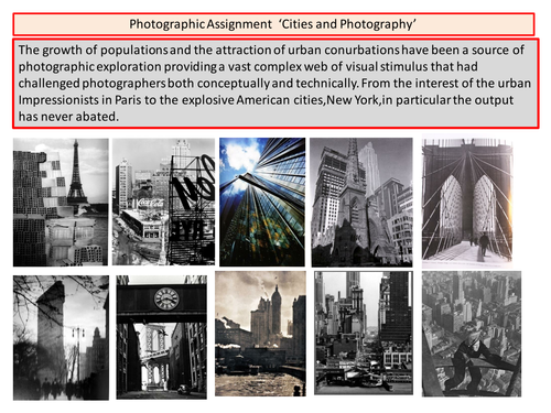 Photo-Assignment Photography and the City | Teaching Resources
