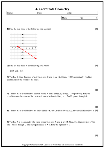 Coordinate Geometry | Teaching Resources