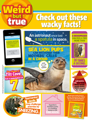 Weird But True: Wacky Facts 2 | Teaching Resources