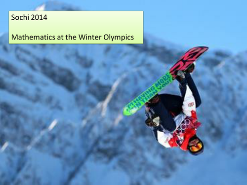 Mathematics at the Winter Olympics Sochi 2014 | Teaching Resources