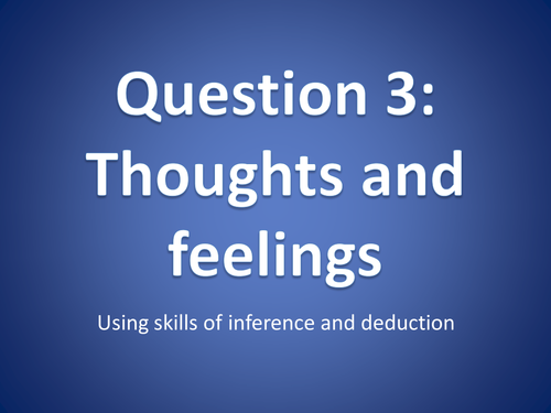 AQA English Language Higher Question 3 | Teaching Resources