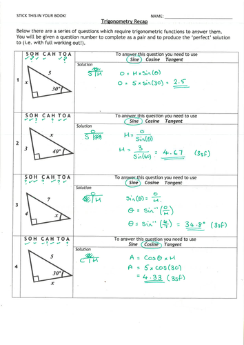 Trigonometric Functions | Teaching Resources Trigonometric Functions | Teaching Resources
