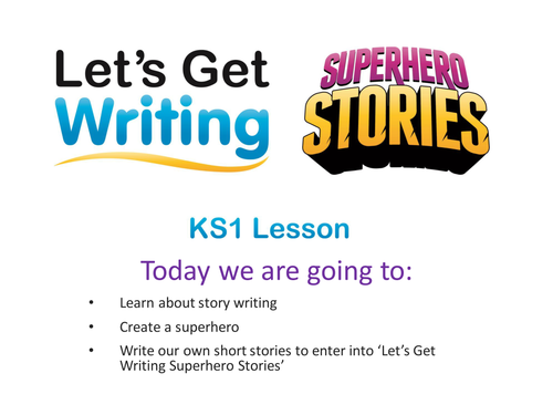 KS1 Superhero Stories Writing Pack | Teaching Resources
