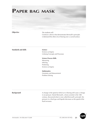 Paper Bag Mask Activity | Teaching Resources