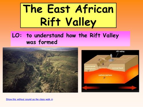 Africa - Lesson 4 - East African Rift Valley by ollierobbins - Teaching ...