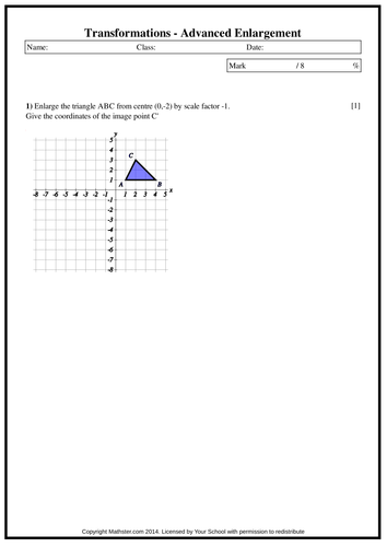Transformations - Advanced | Teaching Resources