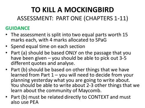 To Kill a Mockingbird 2 | Teaching Resources