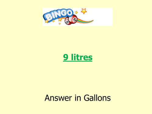 Metric & Imperial Conversion Bingo | Teaching Resources