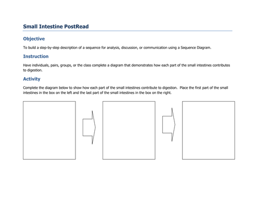Function of Villi in the Small Intestine. by - UK Teaching Resources - TES
