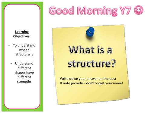 Structures | Teaching Resources