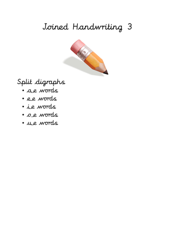Cursive And Non Cursive Handwriting Booklet 3 By Louisecrane - Teaching 