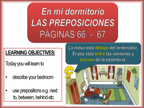 Las preposiciones | Teaching Resources