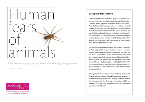 Phobia: Human fears of animals | Teaching Resources