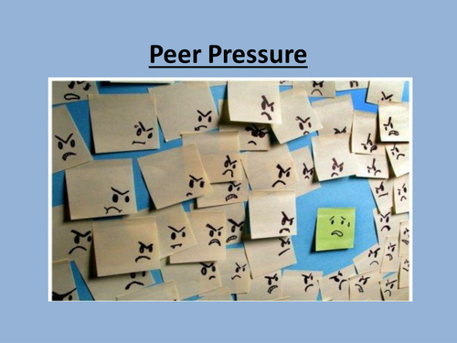 Peer Pressure Ks3 Teaching Resources
