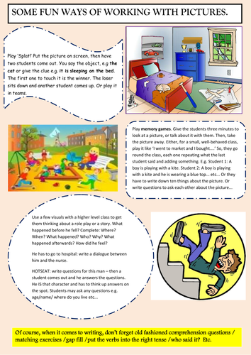 Fun ways of teaching with pictures. | Teaching Resources