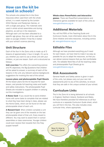 Overview of the unit structure for ages 4-11 | Teaching Resources