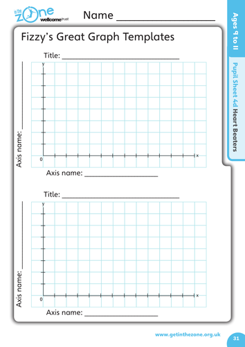 Pupil sheet 4d - Fizzy’s Great Graph Templates | Teaching Resources
