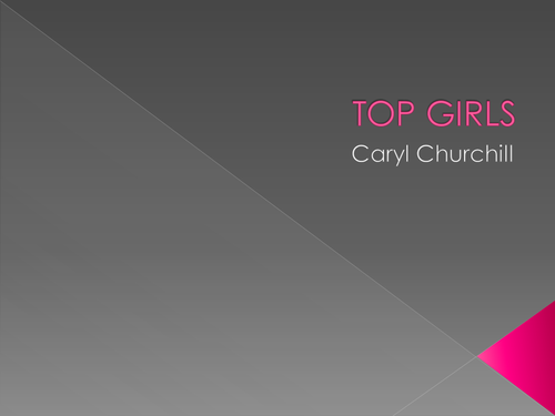 Powerpoint on Caryl Churchill's 'Top Girls' | Teaching Resources