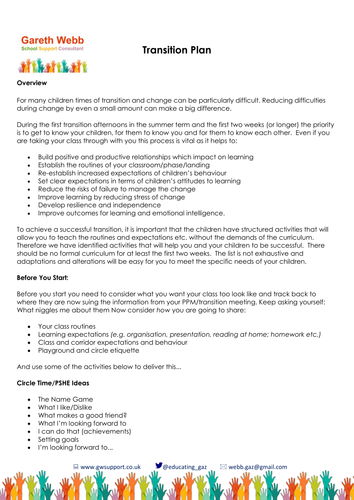 Effective Transition | Teaching Resources Effective Transition | Teaching Resources