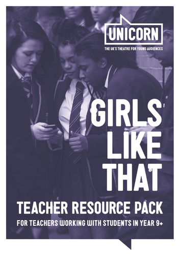 Girls Like That - Teacher Resource Pack | Teaching Resources