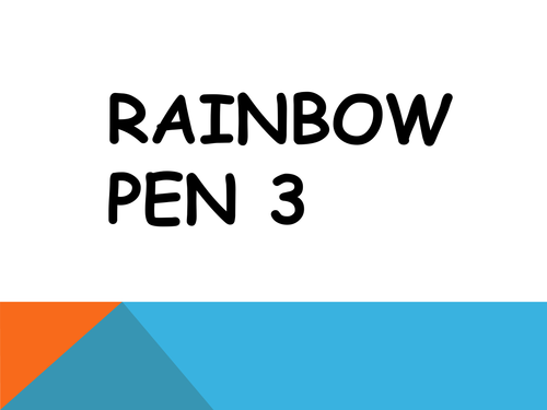 Scratch - Rainbow Pens | Teaching Resources