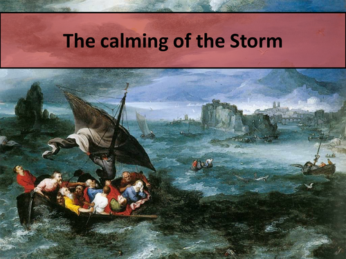 Calming of the Storm | Teaching Resources