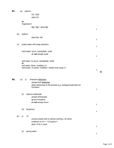AQA C3 mini tests with mark schemes and ums | Teaching Resources