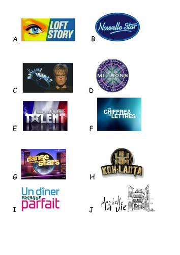 television programmes in France | Teaching Resources