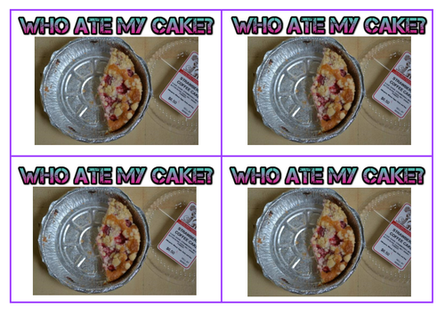 Cake fractions - Think of a question | Teaching Resources