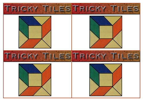 Tiles- fractions, area, shape -Think of a question | Teaching Resources