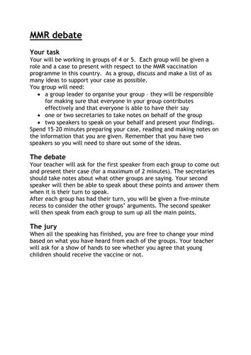 What are vaccinations? | Teaching Resources