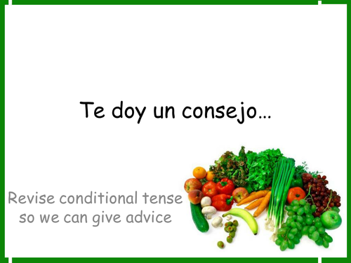 How to give advice for a healthier lifestyle | Teaching Resources