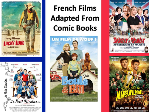 Smart Board Wallpaper for French Comic Books/Films | Teaching Resources