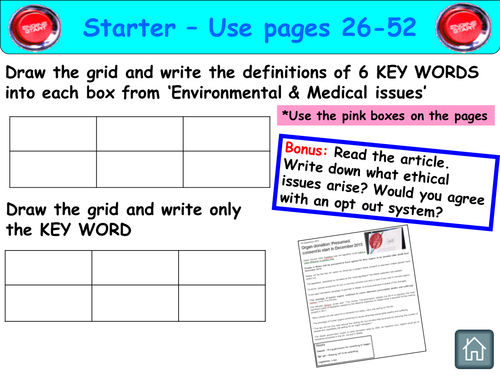Organ donations & transplants | Teaching Resources