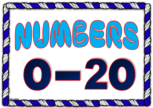 Counting from 0-20 with Words and Objects | Teaching Resources