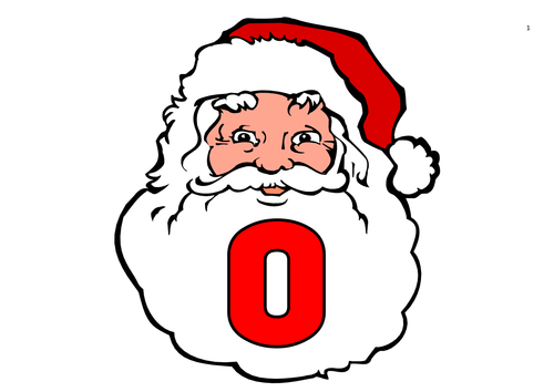 Santa Claus Themed Numbers 0-100 and in Words | Teaching Resources