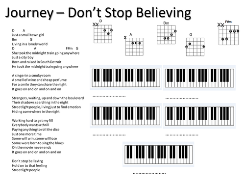 Year 6 Leavers' Song - Don't Stop Believing by odsbods - Teaching ... Year 6 Leavers' Song - Don't Stop Believing by odsbods - Teaching ...