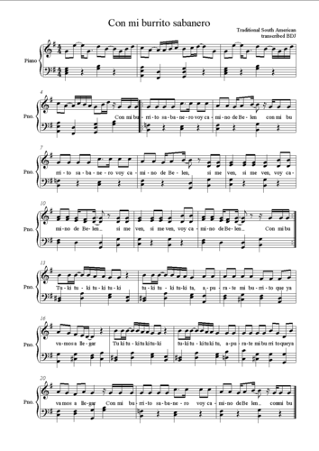 Con mi burrito sabanero | Teaching Resources