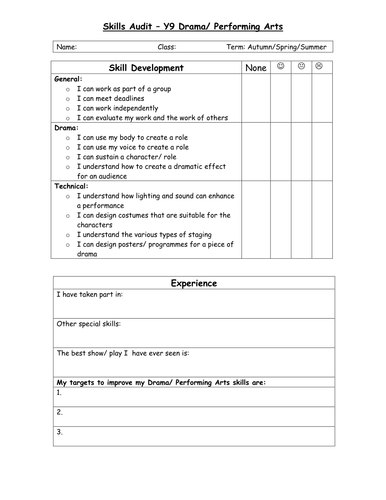 Drama Posters for auditions and Certificate by - UK Teaching Resources ...