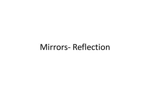 Reflection | Teaching Resources