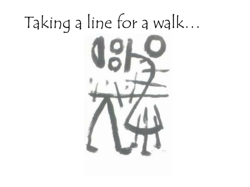 Taking a line for a walk | Teaching Resources