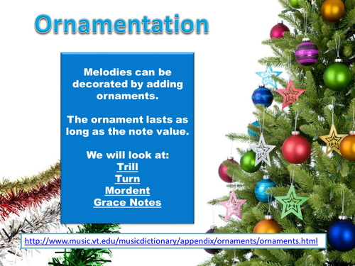 Guide to Ornamentation | Teaching Resources