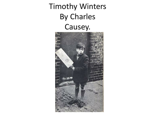 'Timothy Winters' - Instant lesson by - UK Teaching Resources - TES 'Timothy Winters' - Instant lesson by - UK Teaching Resources - TES